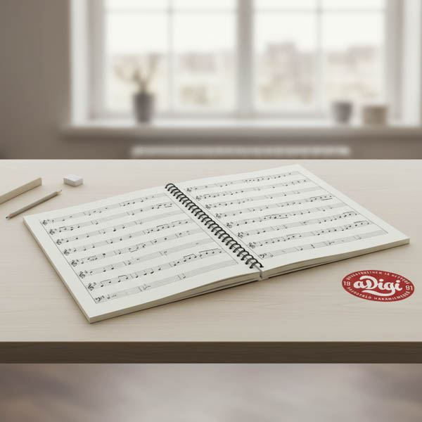 Conductor’s Music Notebook A3 – Large Format Score Book | aDigi