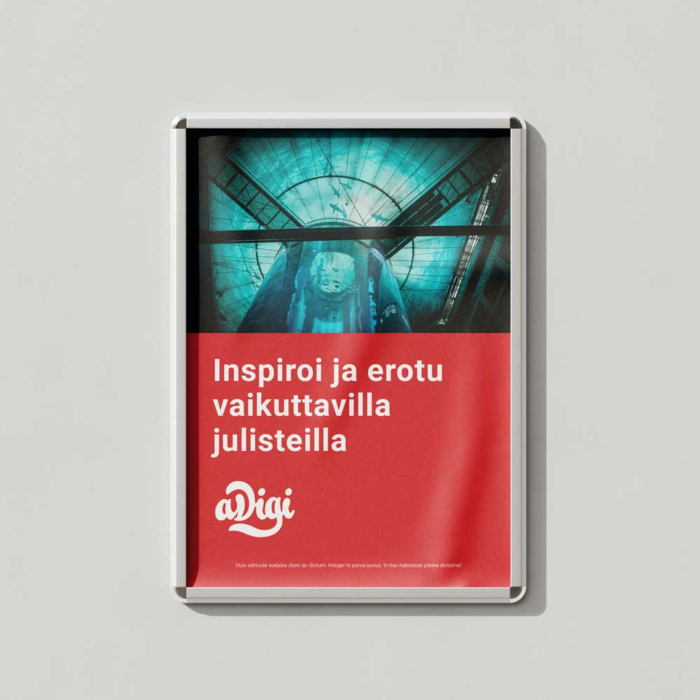 A3-juliste painettuna – Edullinen ja nopea mainosjuliste | aDigi