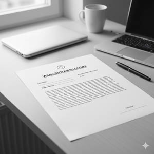 A4 Black and White Letterhead Printing | aDigi Print House Helsinki