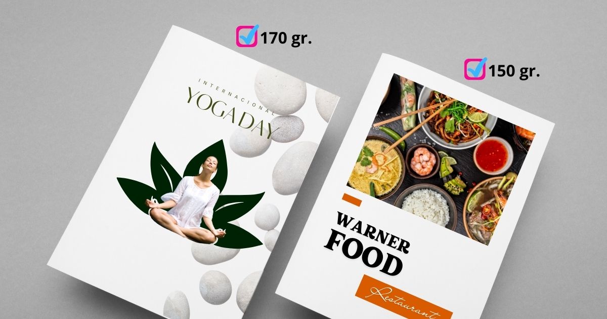 ¿Qué tipos de papel para flyers existen en Colorweb para imprimir y ...