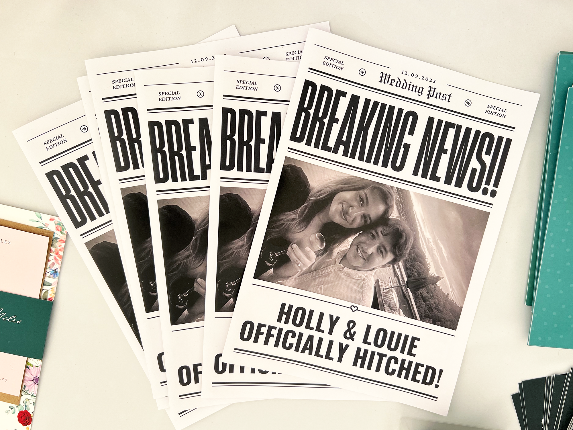 Wedding Newspaper Print | Wedding Printing | Kent Print
