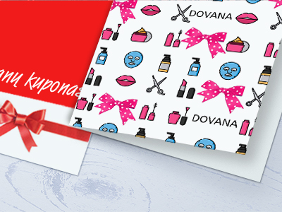 Postcards, invitations, gift vouchers, greeting cards, printing of greeting cards, production