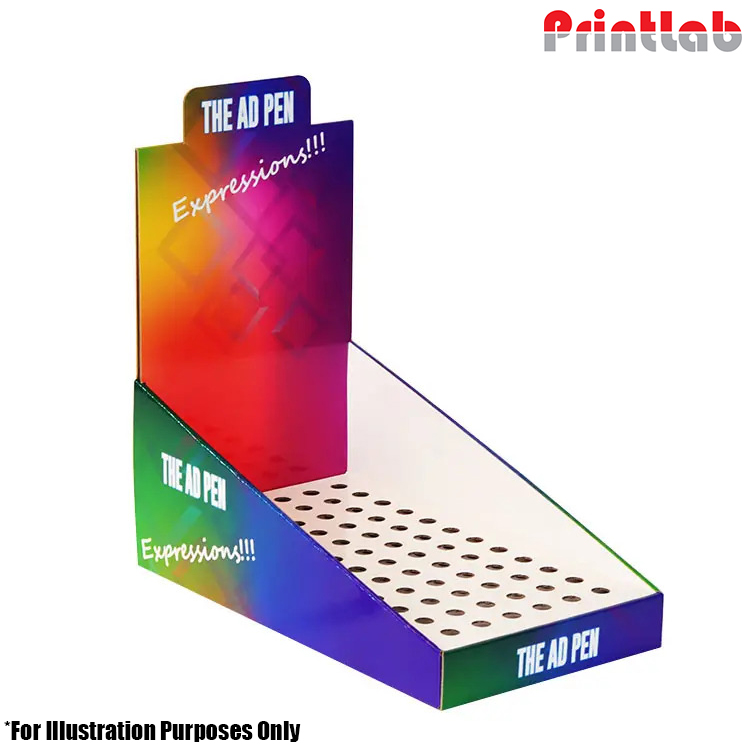 Custom Ballpoint Pen Cardboard Display Box – Eye-Catching Counter ...