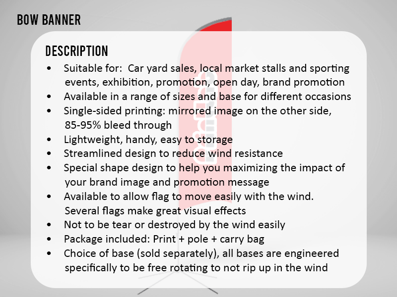 Print Wind Flag Banner, Beach Flag, Feather Flag Event Display