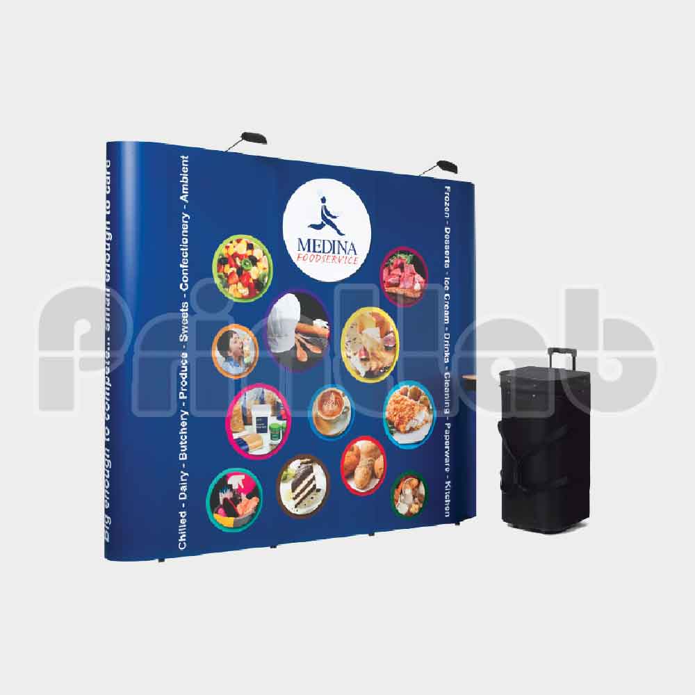 Pop Up Backdrop Display Stand Malaysia – Curve & Straight Panel for ...