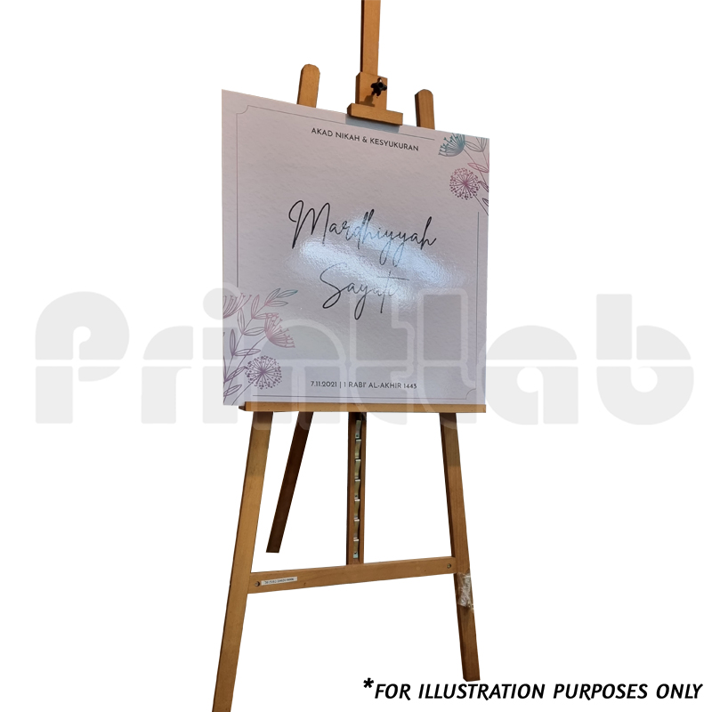 Custom Welcome Board Poster Foamboard Printing | Printlab Malaysia
