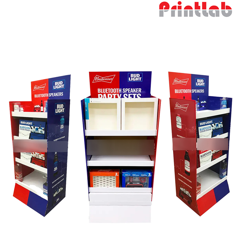 Cardboard Corrugated POS Display Shelf In Malaysia