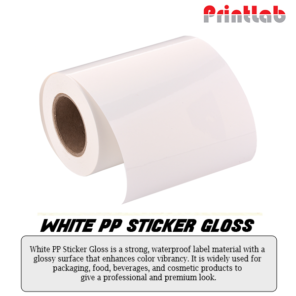 Print Plastic Bottle Sticker