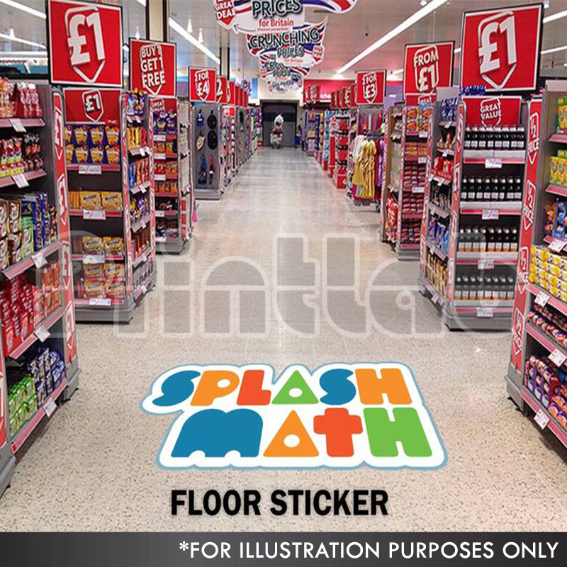 Floor Sticker Printing & Installation | Cetak Pelekat Lantai