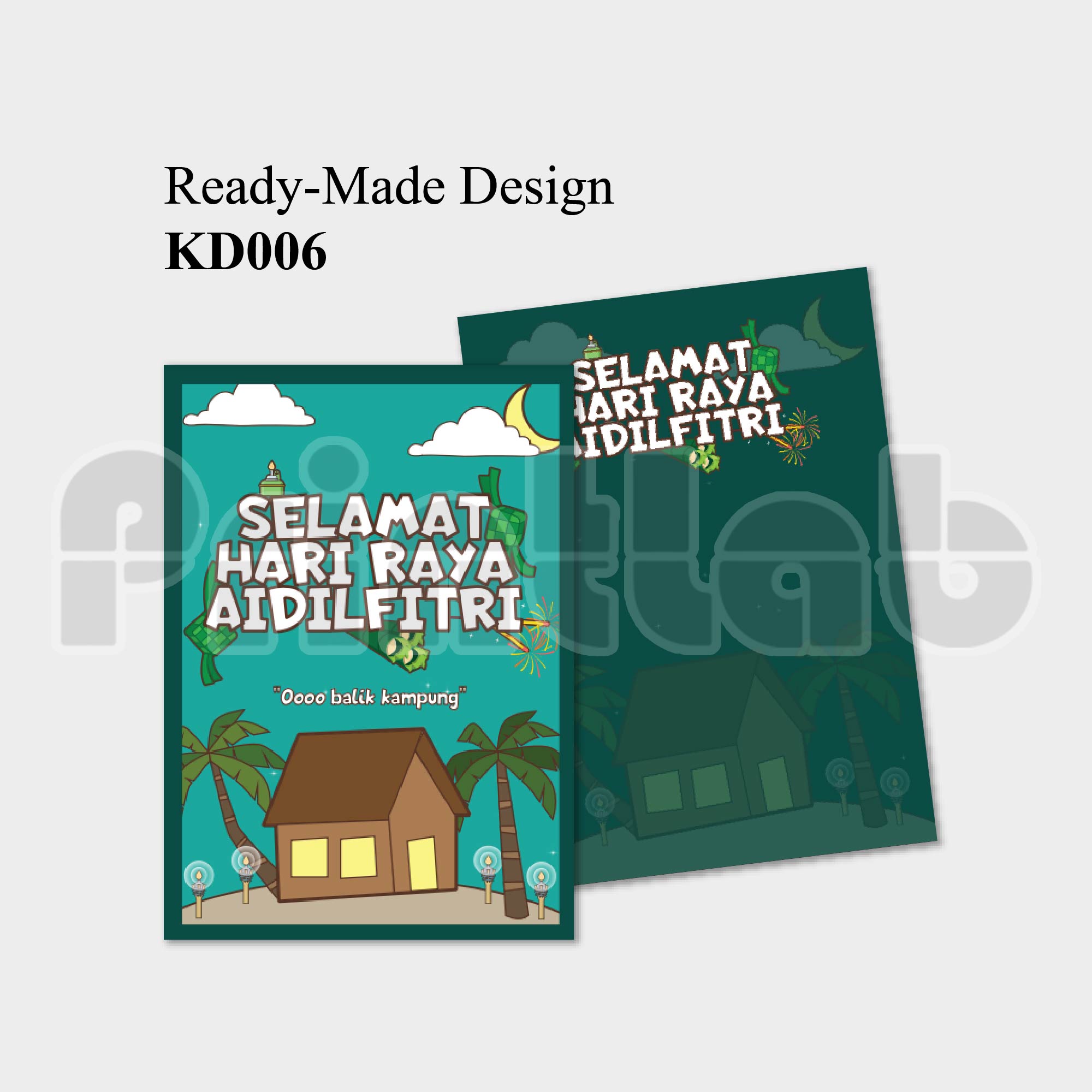 Design & Kad Raya Printing | Print Eid Geeting Card