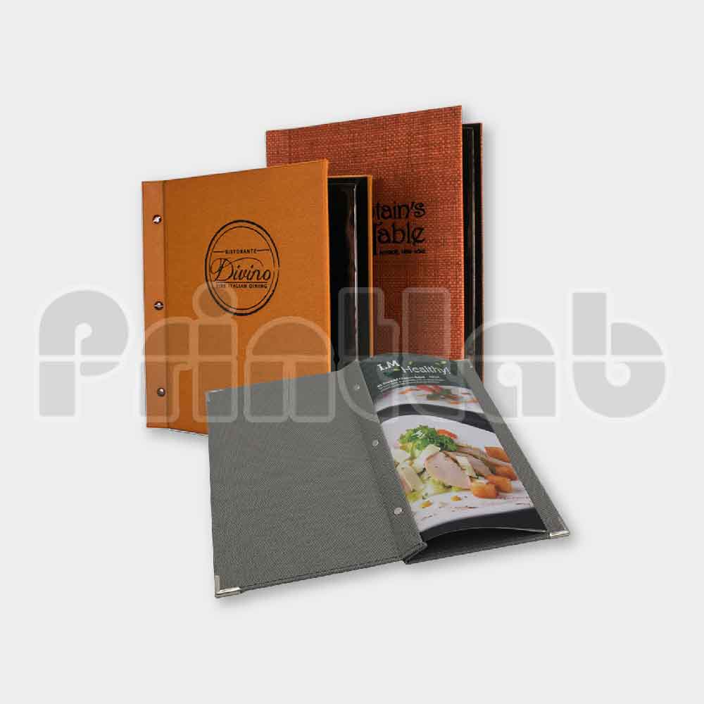 Design & Print Food Menu, Hardcover Menu Book. Reka Bentuk & Cetak Menu ...