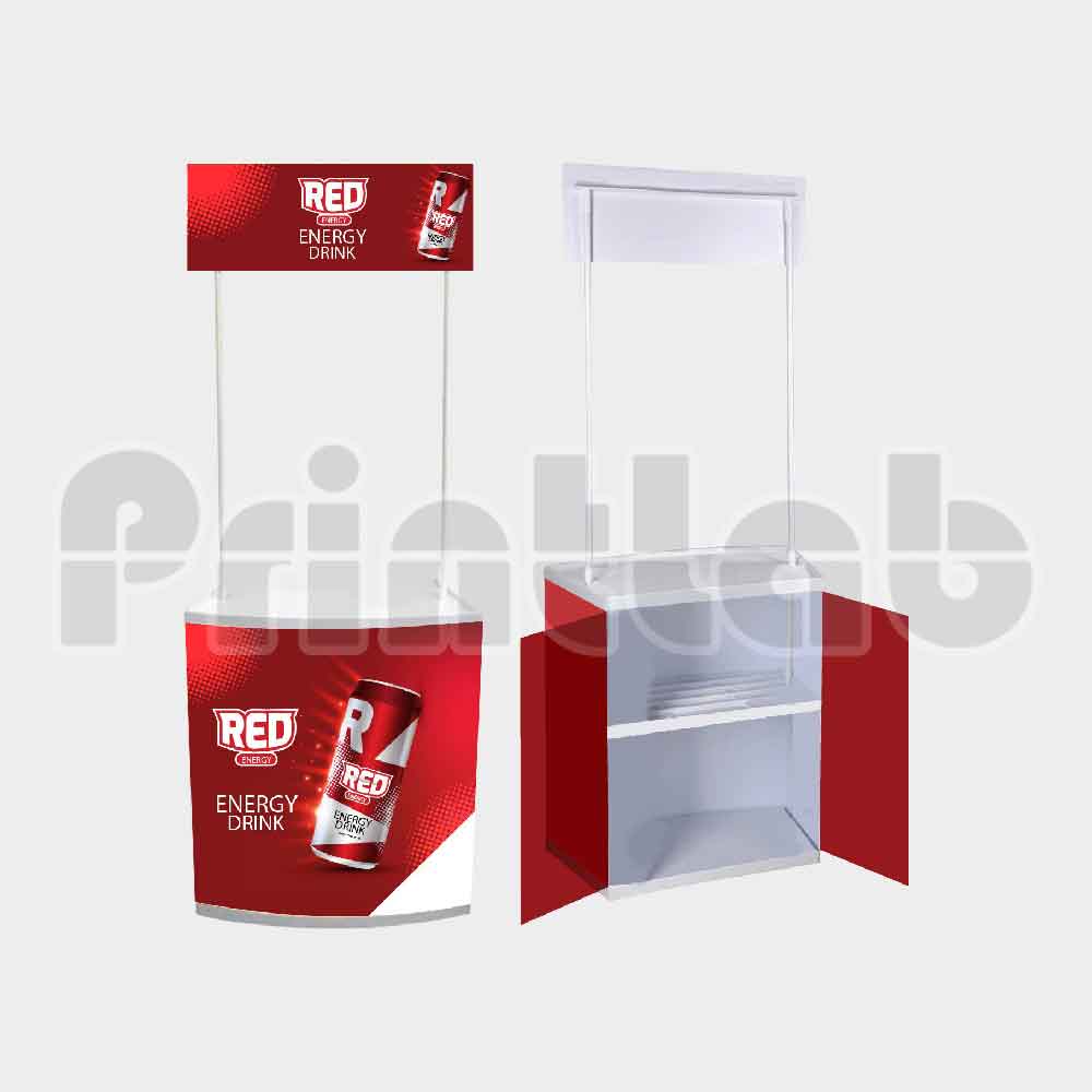 Design Print Promotional Table Display Counter Kiosk Roadshow Table