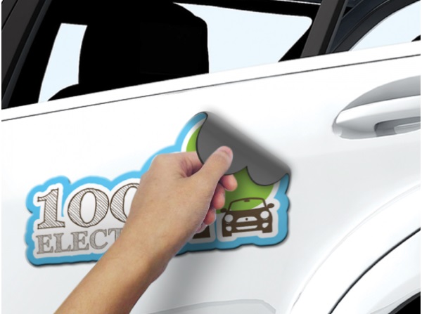 Print Car Door Magnet Custom Size Shape