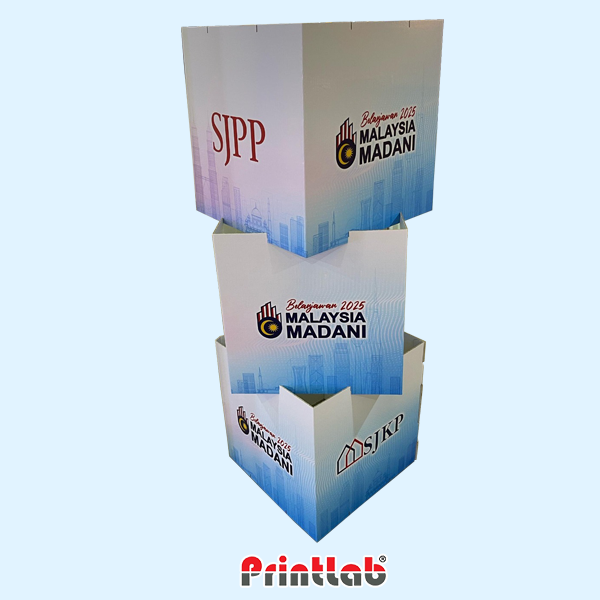 Print Totem Display Cubes Digital in Malaysia